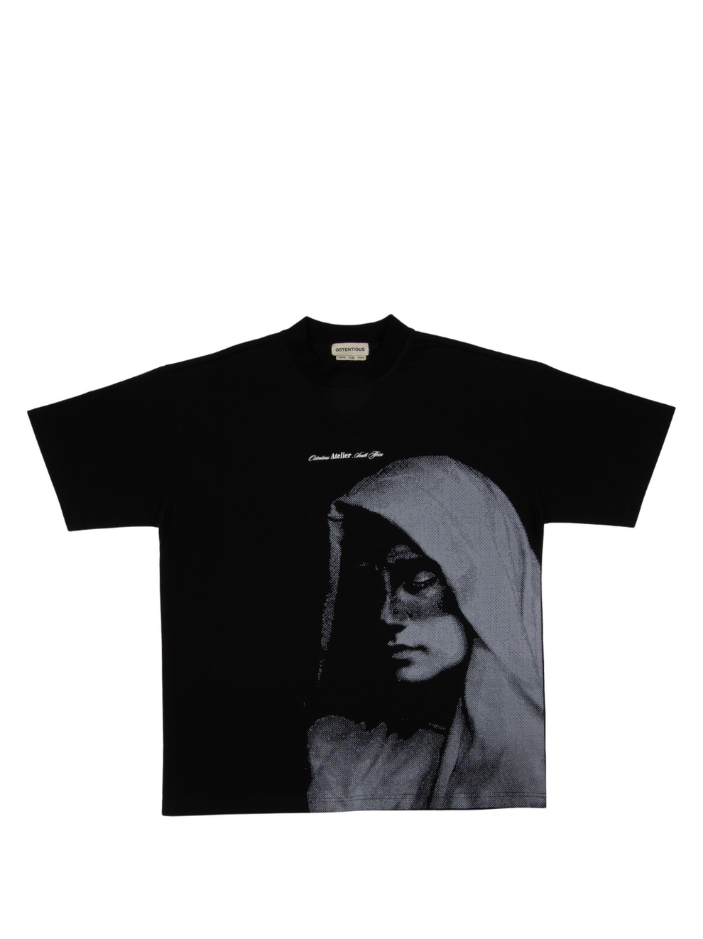 Ostentious Face Black T-shirt – UNSEEN GRAIL